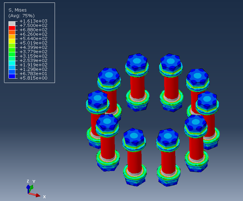 Bolt Pretensioning Using Abaqus Scripting